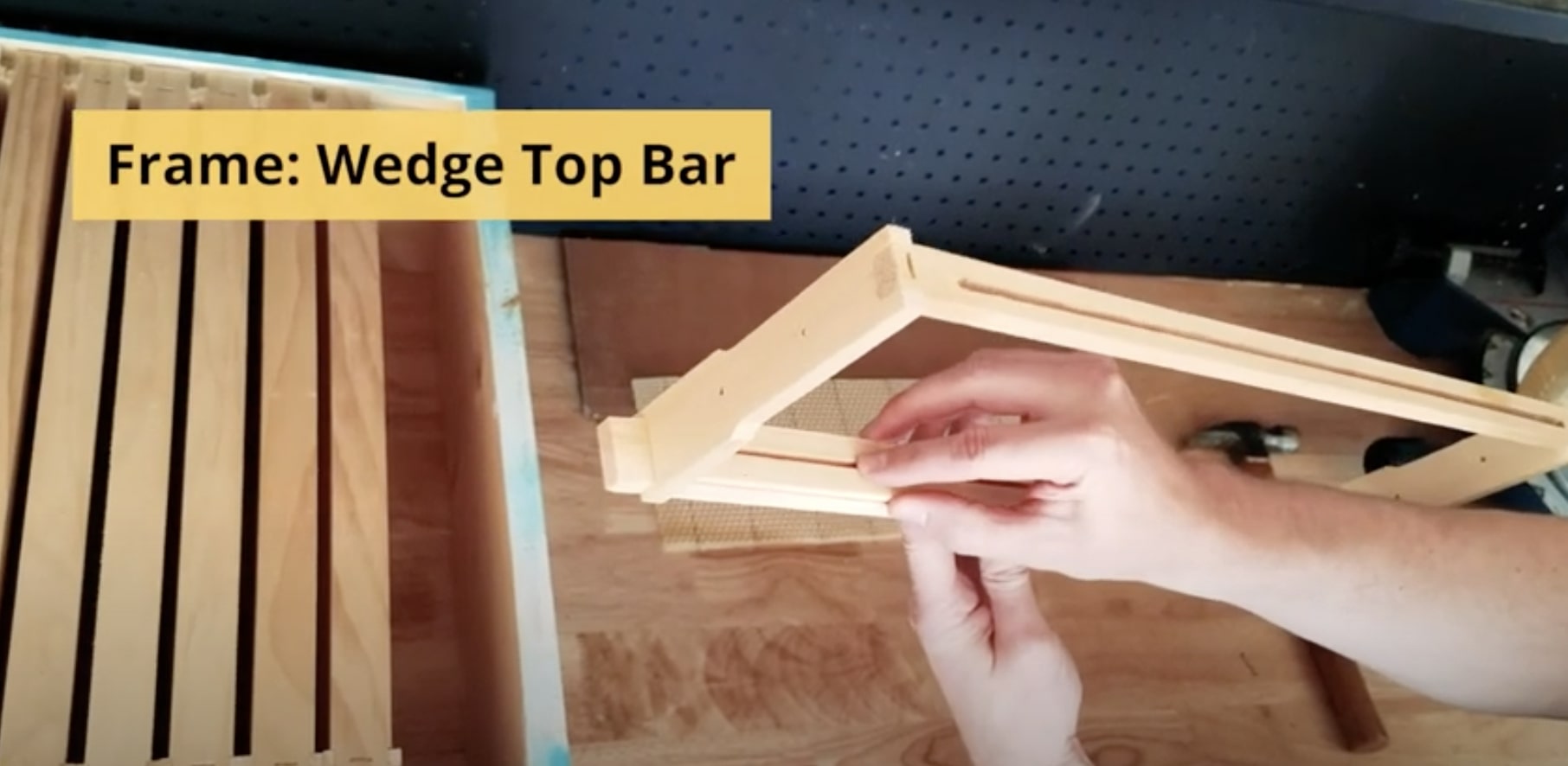 How to Add Wax Foundation to An Assembled Frame - Backyard Beekeeping